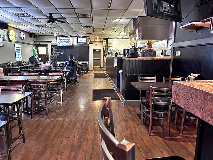 Where magic happens: wooden floors worn smooth by decades of happy diners, simple tables that have hosted countless conversations and food revelations.