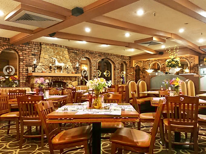 Exposed brick, wooden beams, and fresh flowers on every table? This isn't your grandfather's diner&mdash;though he'd absolutely love it here.