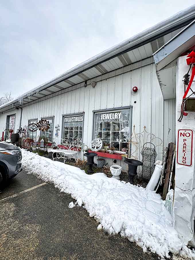 Snow may blanket the outside, but inside awaits a desert of treasures &ndash; each window promising a different oasis of collectibles.