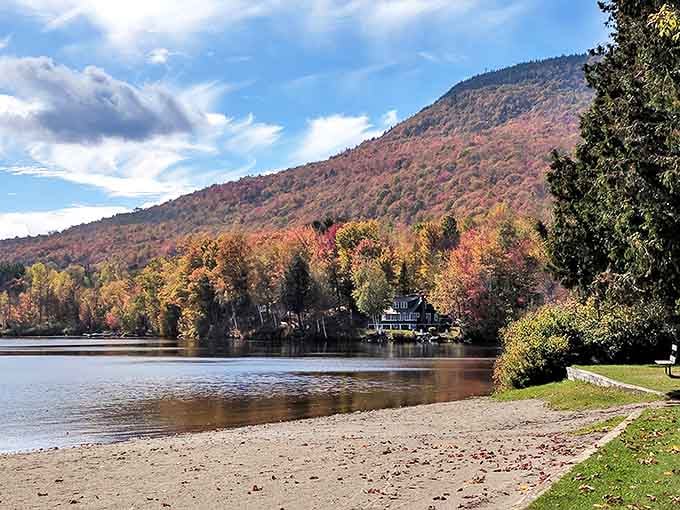 Fall in Vermont isn't just a season&mdash;it's a performance, and Lake Elmore provides front-row seats to nature's most spectacular color show.