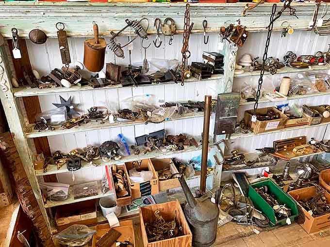 Hardware heaven! These weathered tools tell stories of craftsmanship from an era when things were built to outlast their makers.