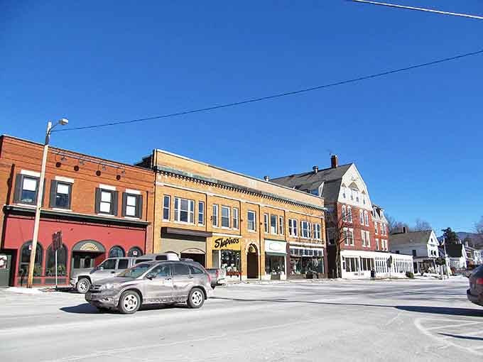 Brandon's historic downtown looks frozen in time, with colorful buildings that could tell a century of stories.