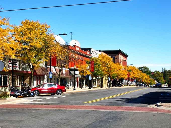 Hastings in autumn is a painter's dream &ndash; golden trees frame historic buildings along streets made for wandering.