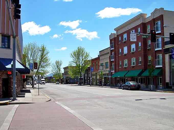 La Grande's charming downtown invites you to park the car and explore on foot, where every storefront tells a story.