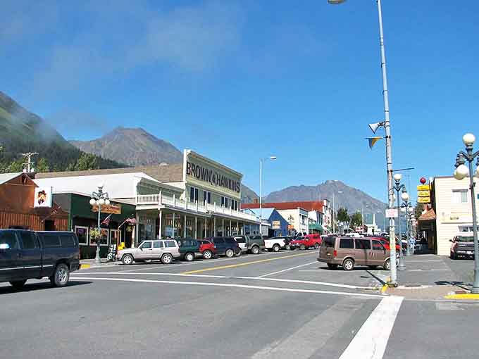 Seward's historic downtown invites you to stroll where the mountains practically dive into Resurrection Bay. Talk about million-dollar views!