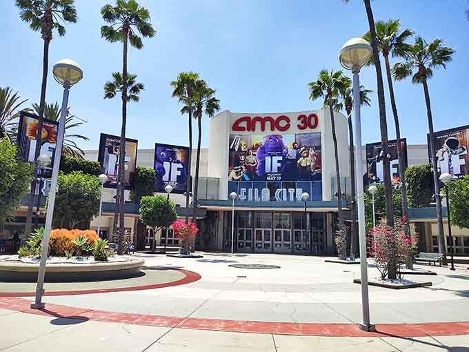The AMC theater at The Outlets at Orange &ndash; because sometimes you need a movie break between shopping marathons!