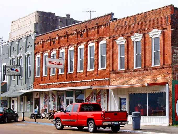 Water Valley's Main Street looks like a movie set where small-town America still thrives.