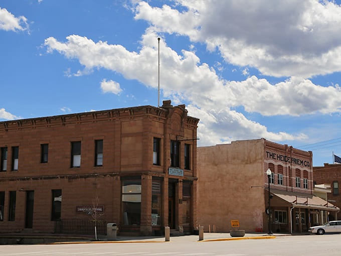 The wide-open skies of Custer frame historic storefronts where time seems to slow down just for you.