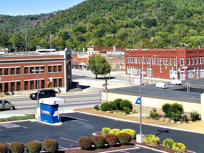 The Cumberland Mountains create a stunning backdrop for LaFollette's brick-lined streets, where retirement dollars stretch like taffy.