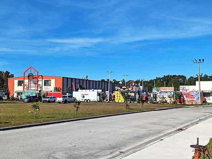 The covered outdoor sections create perfect shopping weather, rain or shine, for dedicated treasure hunters.