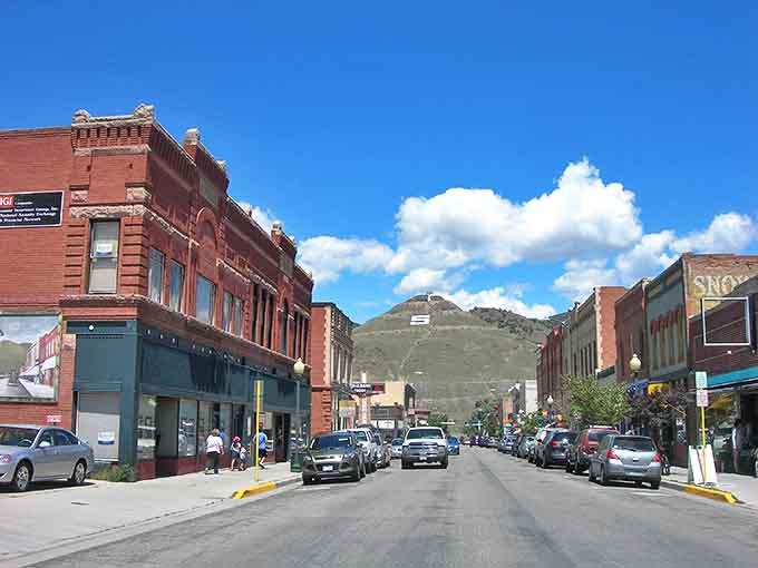 In Salida, even running errands becomes a social event with these charming storefronts inviting leisurely exploration.