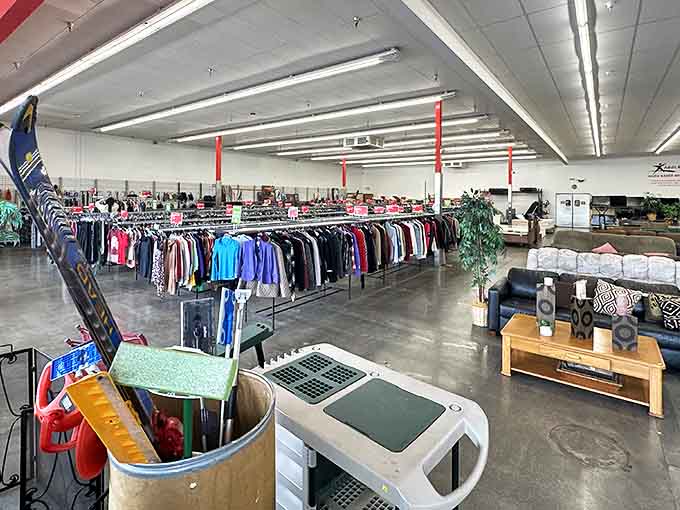 Spacious and organized &ndash; this isn't your grandmother's cluttered thrift store experience!