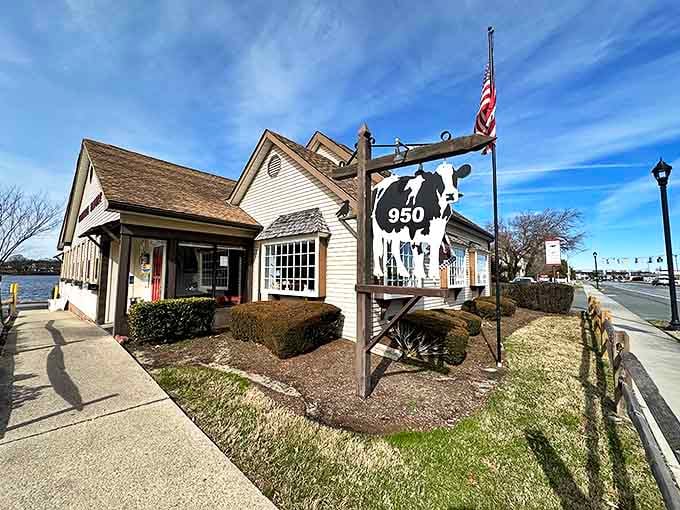 That cow sign isn't just cute &ndash; it's a promise that The Countrie Eatery takes its comfort food seriously, just like grandma did.