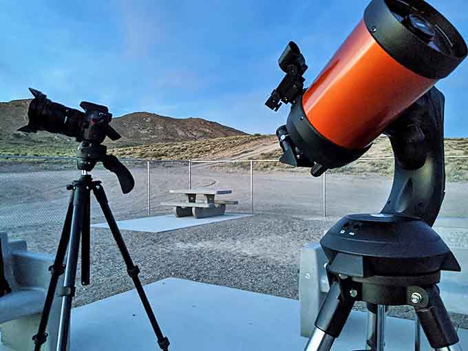 Stargazing equipment that turns the night sky into your personal IMAX. In Tonopah, even amateur astronomers feel like NASA scientists.