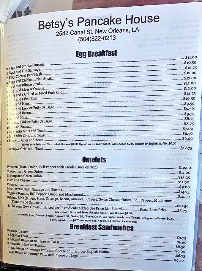 This menu isn't just a list of options&mdash;it's a roadmap to breakfast nirvana, with choices that'll make decision-making your morning workout.