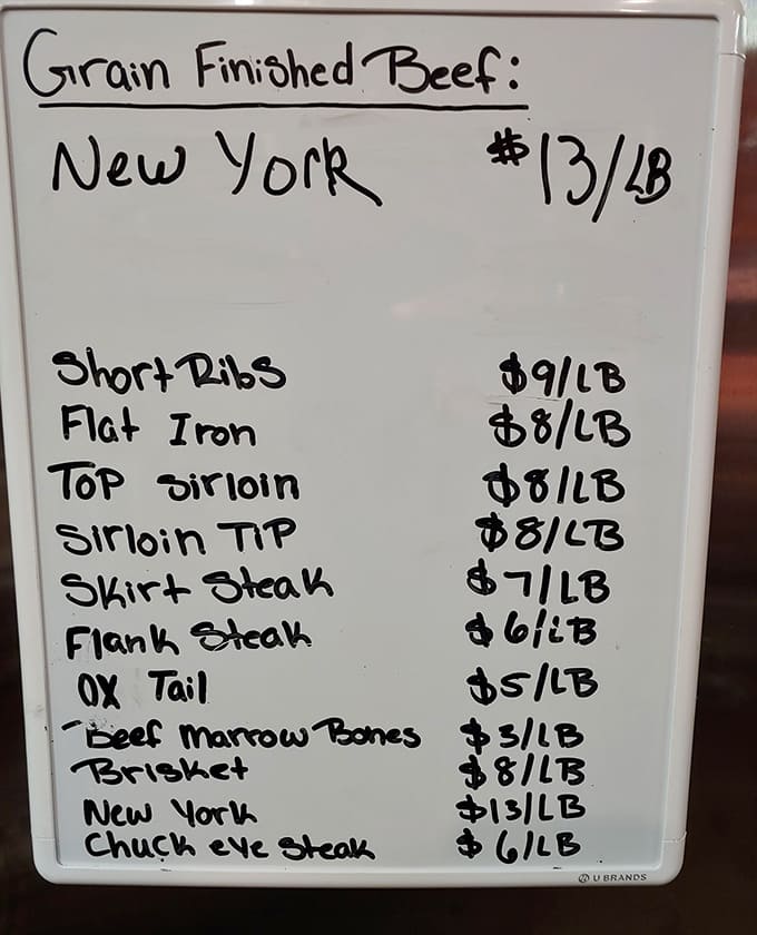 The menu's simplicity is refreshing in our age of endless options. Beef or chicken? That's it. That's the choice.