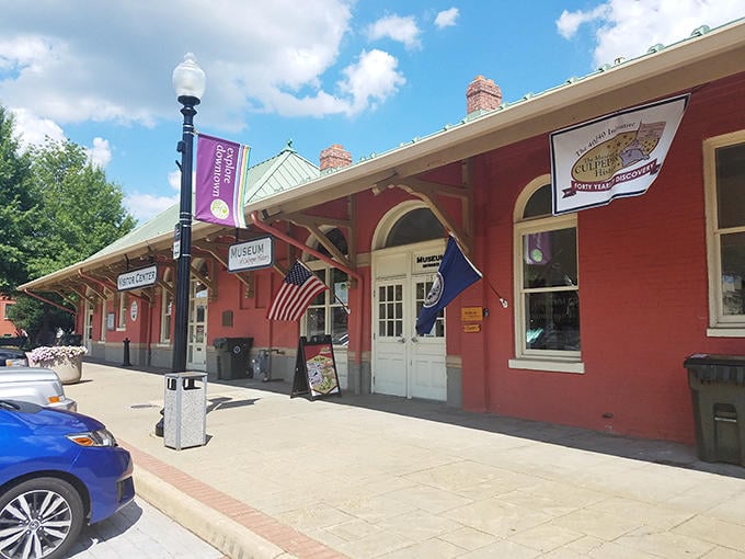The historic train depot now houses Culpeper's museum &ndash; a brick-red time machine that's witnessed more history than your high school textbook ever covered.