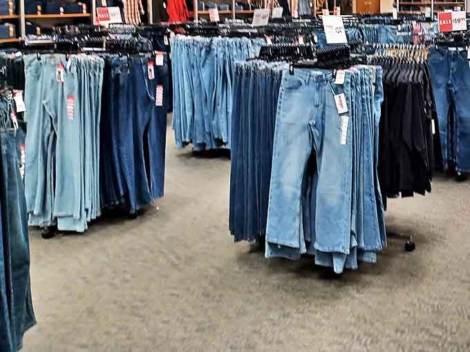 Denim paradise awaits &ndash; where finding the perfect pair feels like striking gold, minus the need for a pickaxe or pan.