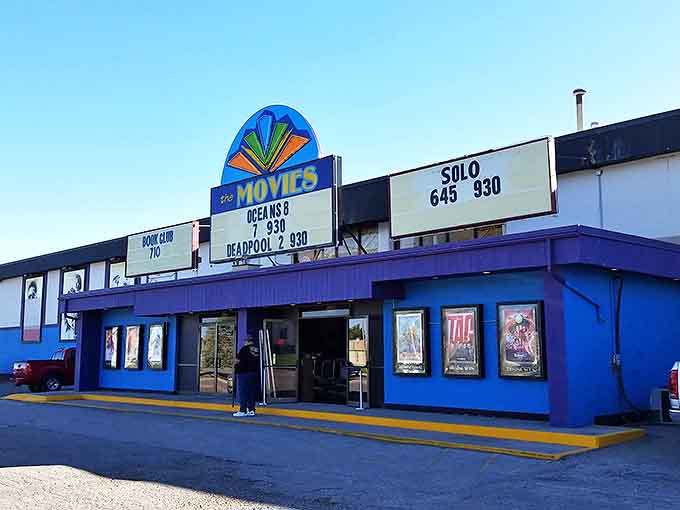 The Movies theater brings Hollywood to the high plains, offering current films without big-city prices—a small-town luxury that feels increasingly rare.