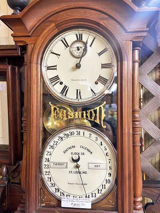 This Fashion calendar clock doesn't just tell time &ndash; it's a mechanical time capsule from when craftsmanship meant something and planned obsolescence wasn't a business model.