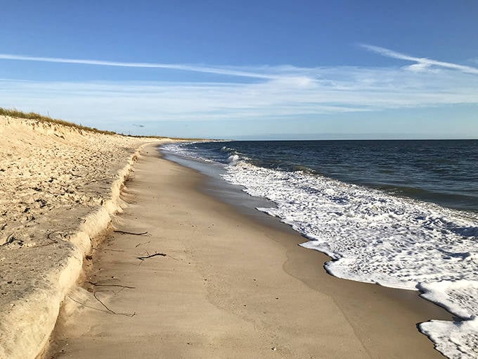 Miles of pristine shoreline where the only footprints might be your own. The Atlantic's daily offering of serenity comes complimentary with admission.