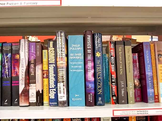 The science fiction section: where yesterday's visions of tomorrow find new homes today, and Philip K. Dick meets actual Nevadans looking for a good read.