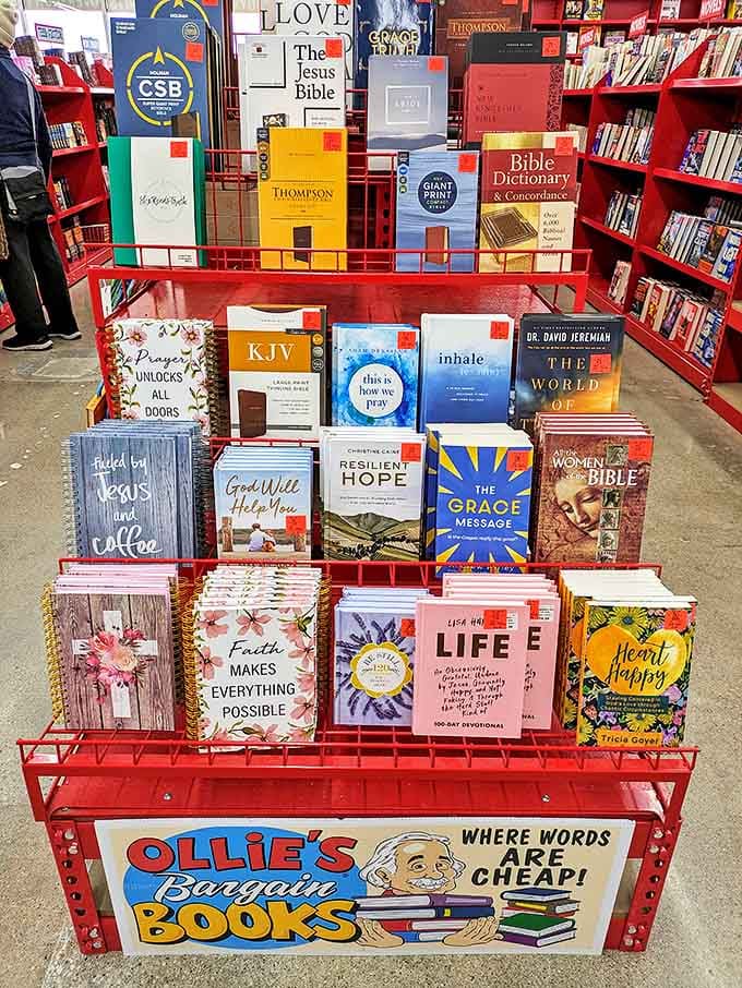 The book section is a bibliophile's dream &ndash; where bestsellers and inspirational reads cost less than your morning latte.