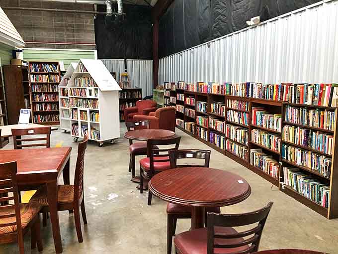 The book nook: where bibliophiles can sink into comfy chairs and discover literary treasures at prices that won't break the bank.