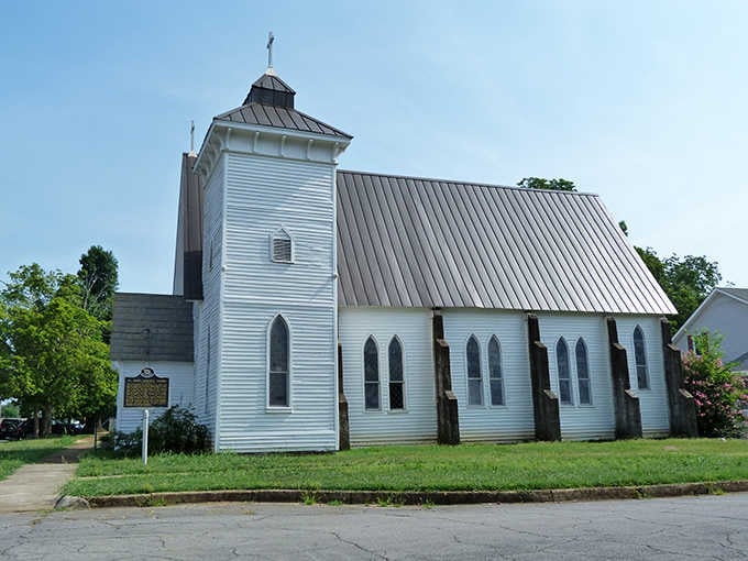 This pristine white church has witnessed more Sunday best outfits and whispered prayers than most of us have had hot dinners.