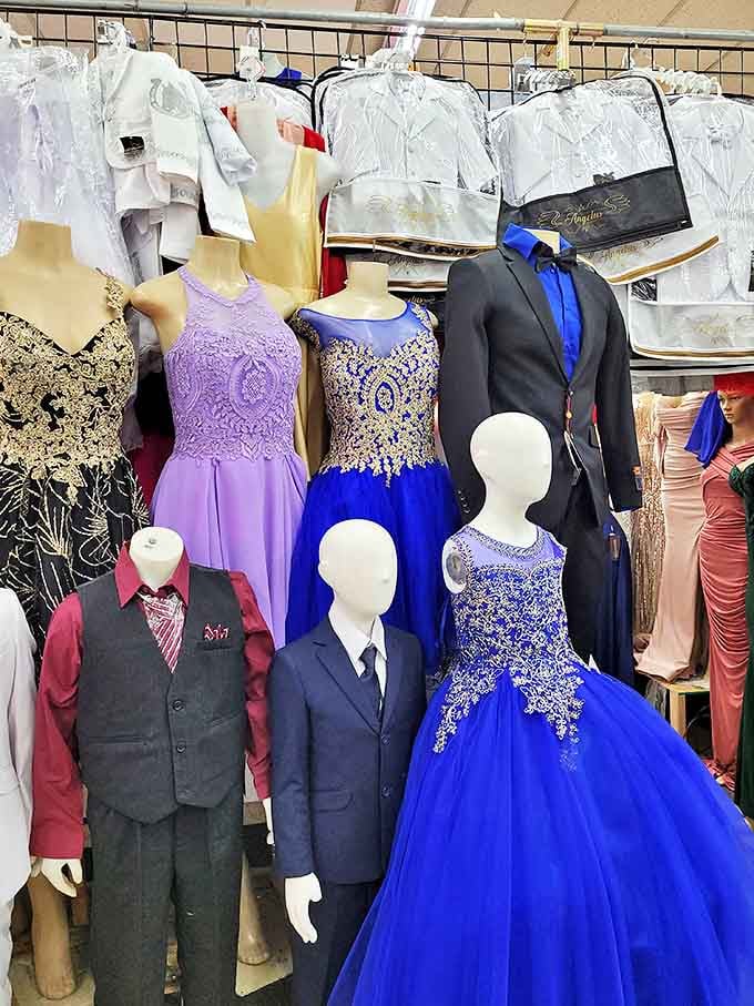 Formal wear that transforms quincea&ntilde;eras and proms into royal galas, proving glamour doesn't need a red carpet or celebrity price tag.