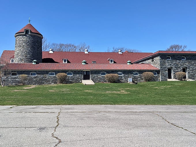 Not your average barn! This historic stone structure with its distinctive tower has witnessed more Rhode Island history than most history books contain.