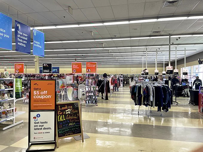 Endless aisles of possibility stretch before you, where someone else's castoffs become your next conversation piece.