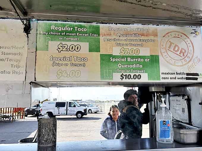 A menu so straightforward it's practically zen &ndash; no fancy descriptions needed when the food speaks this eloquently.