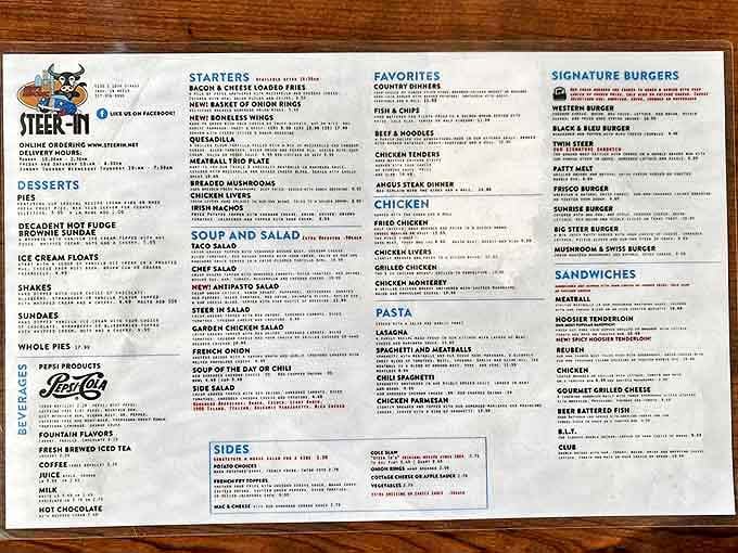 This menu isn't just a list of food &ndash; it's a roadmap to happiness with enough options to satisfy every craving from breakfast to dessert.