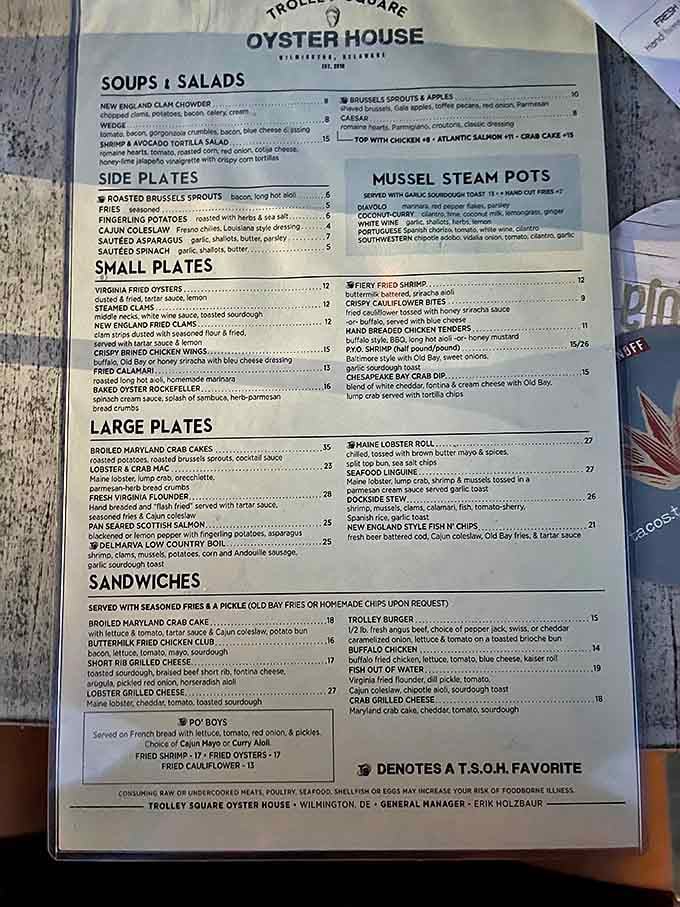 A menu that reads like a love letter to the Atlantic&mdash;each item more tempting than the last. Decision paralysis has never been so delicious.