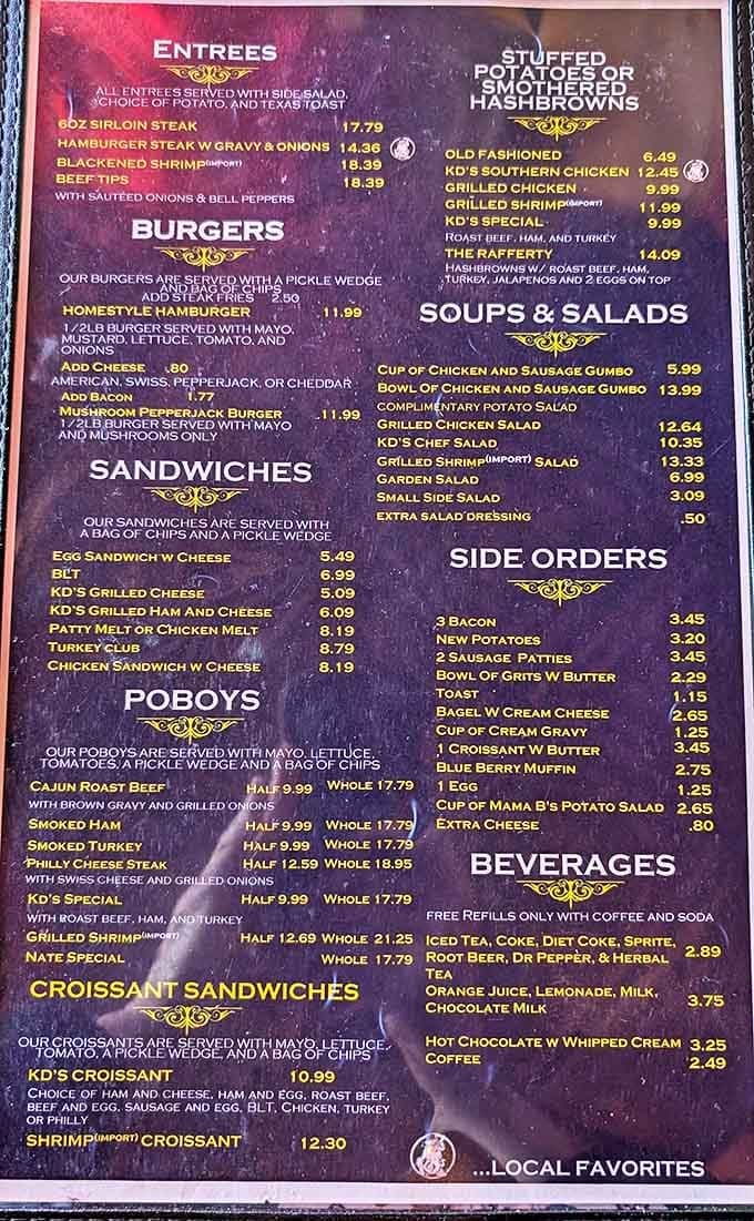 The menu doesn't need a translator or a culinary degree to understand &ndash; just an appetite and the good sense to appreciate honest food.