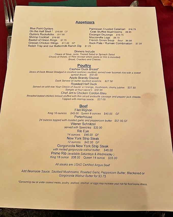 This menu isn't just a list of dishes &ndash; it's a roadmap to happiness with duck as the destination and plenty of delicious detours along the way.