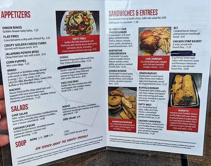 The menu reads like a love letter to American comfort food&mdash;each option more tempting than the last, creating the best kind of decision paralysis.