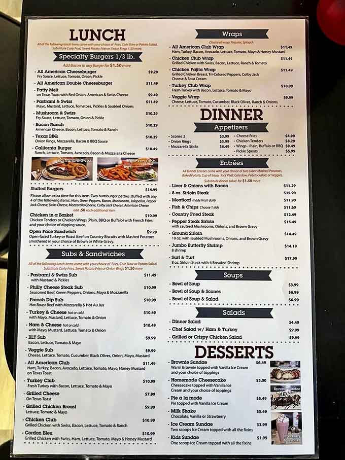 A menu that doesn't need fancy fonts or pretentious descriptions&mdash;just honest food that promises to satisfy every craving from dawn till dusk.