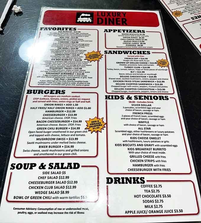 A menu that doesn't need fancy fonts or pretentious descriptions&mdash;just honest food that makes decision-making the hardest part of your meal.