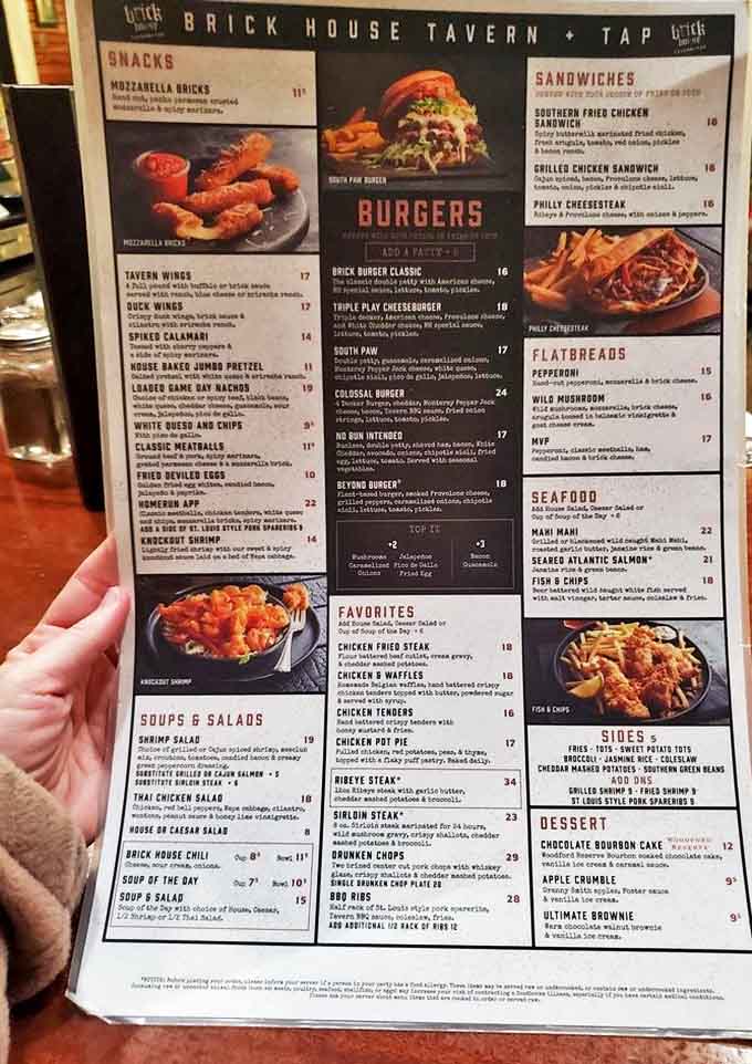 A menu that reads like a love letter to comfort food, with chicken and waffles stealing the spotlight as the headliner.