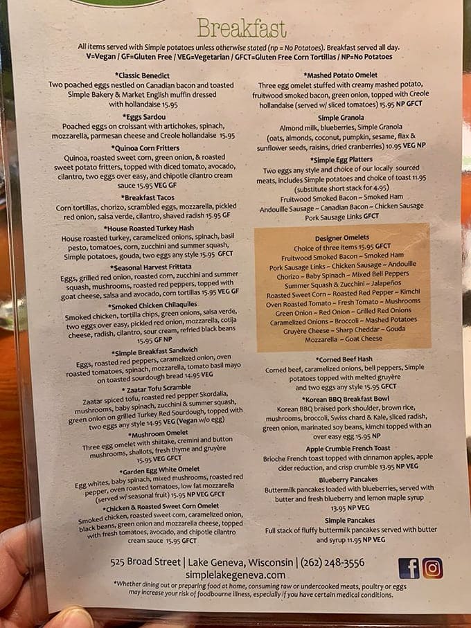 This isn't your grandpa's diner menu. Simple Caf&eacute;'s breakfast offerings read like a culinary love letter to morning meals, with creative twists on classics.