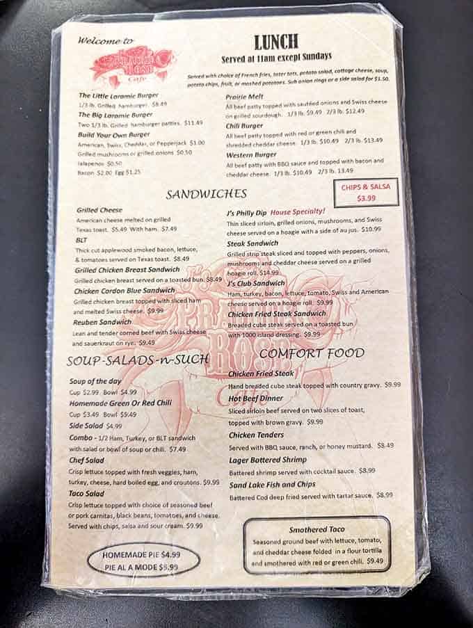 A menu that doesn't need pretentious descriptions or exotic ingredients &ndash; just honest food that's stood the test of time while food fads have come and gone.