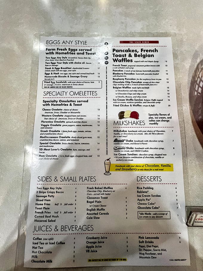 A menu where breakfast reigns supreme all day long &ndash; democracy in dining form where pancakes at 3pm isn't just allowed, it's encouraged.