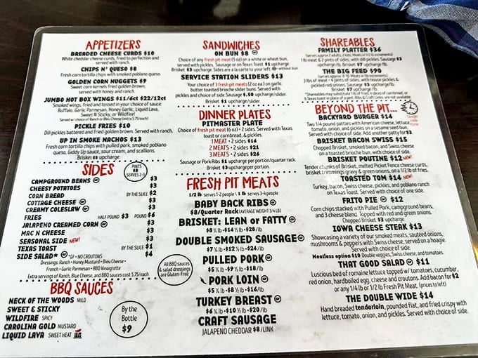 This menu isn't just a list&mdash;it's a roadmap to happiness. The hardest part isn't choosing what to order, but what to save for next time.