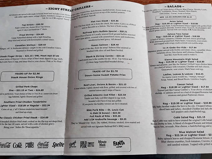 The menu reads like a love letter to American classics &ndash; each description promising a plate-sized commitment to satisfaction.