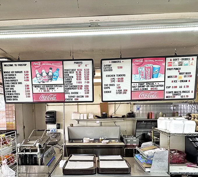 This menu board is like a financial time machine&mdash;proof that somewhere in America, you can still eat a proper meal without needing a small loan.