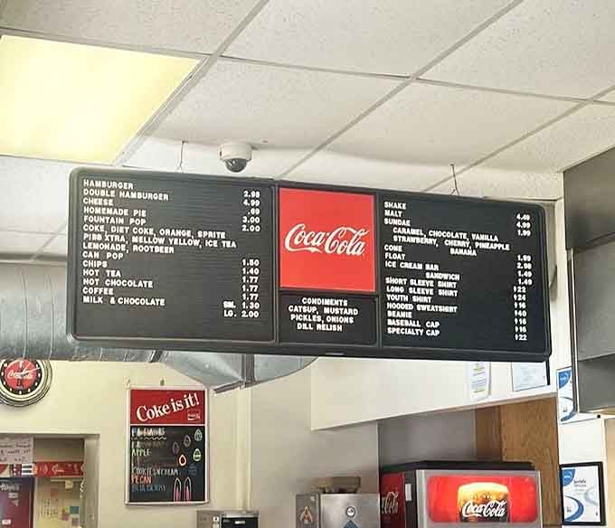 The menu board&mdash;a masterpiece of minimalism&mdash;proves that sometimes the best restaurants need the fewest options.