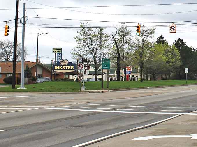 Welcome to Inkster! This classic Michigan city sign stands as a friendly sentinel at the crossroads of affordability and community spirit.