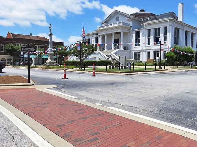 Laurens' courthouse anchors a downtown that proves small towns can have big character and even bigger hearts.